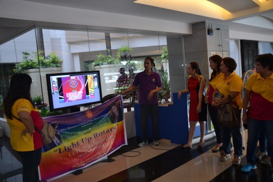 Bc President’s Arlene Kick-off Activity – “Light up Rotary “ LED ...