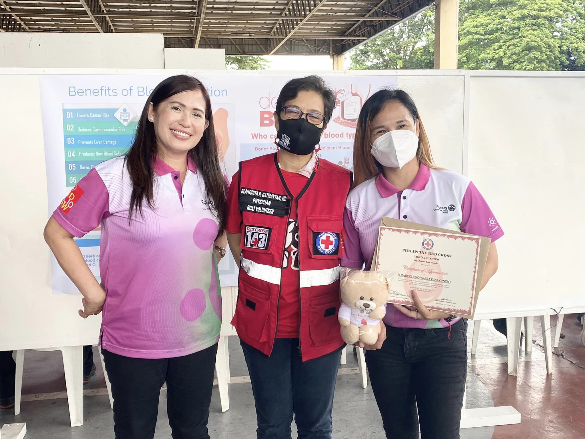 Dugo Mo, Sagip Buhay Ko Year 10 – Rotary Club of Sta. Rosa Centro