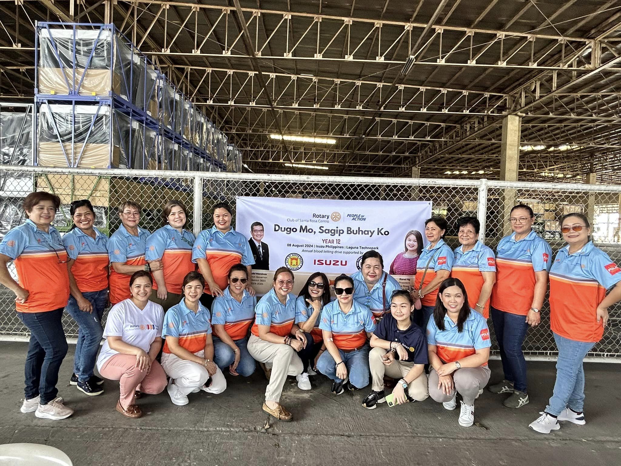 Dugo Mo, Sagip Buhay Ko – Year 12 – Rotary Club of Sta. Rosa Centro